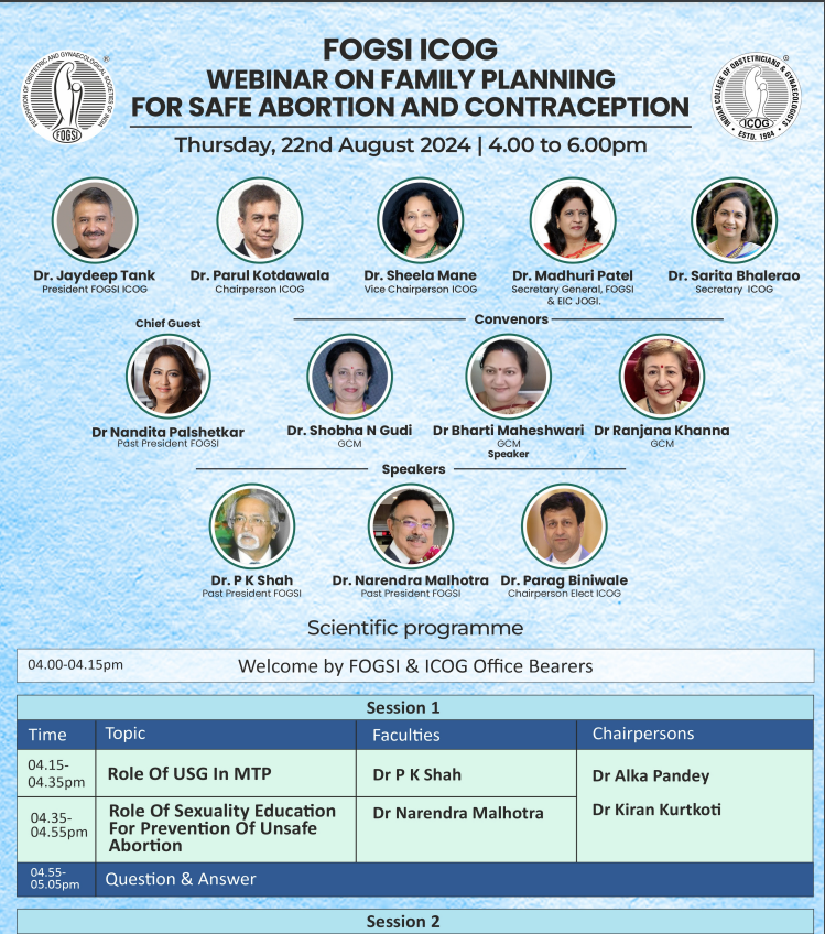 ICOGONLINE – Academic Wing of FOGSI – Academic Wing of FOGSI