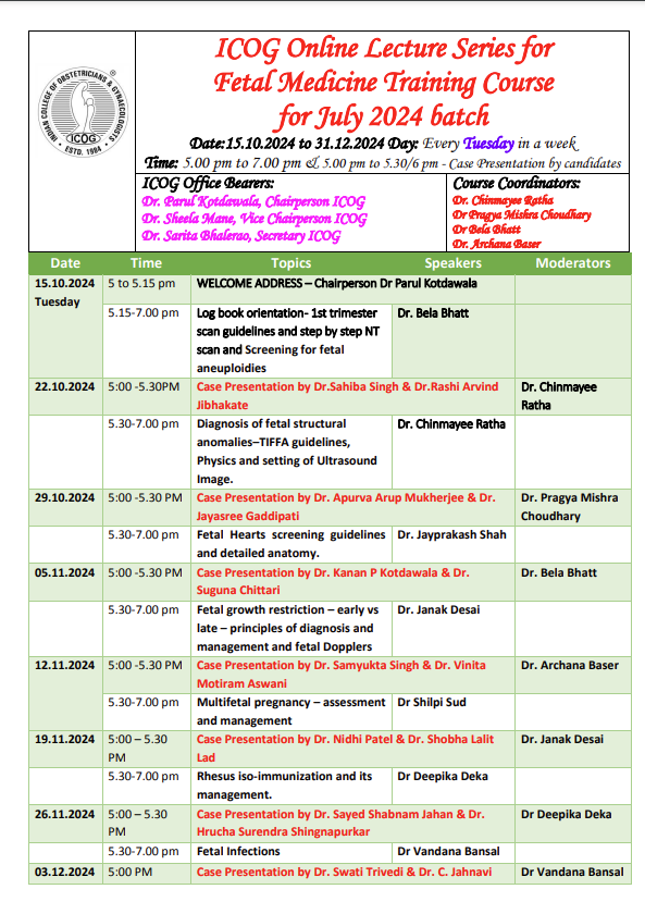 ICOGONLINE – Academic Wing of FOGSI – Academic Wing of FOGSI